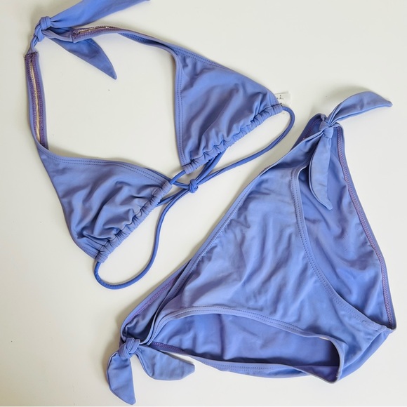 Dolls Kill | Swim | Y2k Lavender Pastel Purple Tie Halter Halter Neck ...